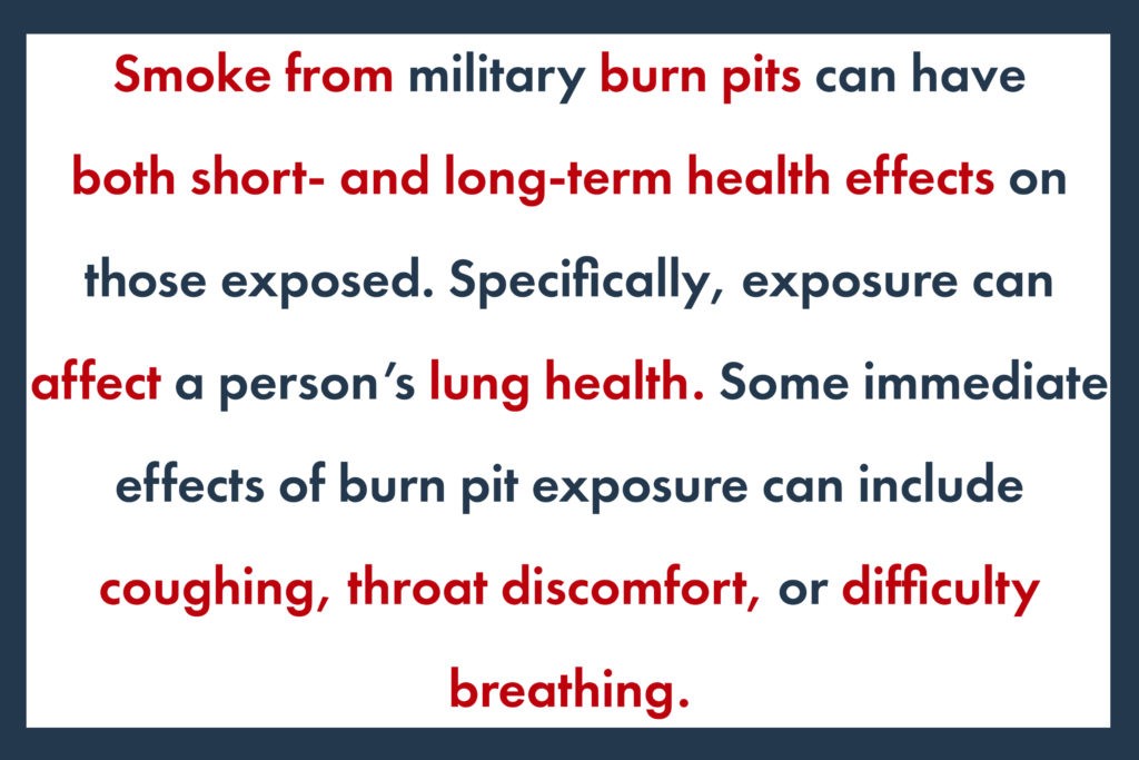 Military Burn Pit Exposure Health Effects and Symptoms | CCK Law