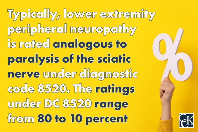 Peripheral Neuropathy and VA Disability Benefits | CCK Law
