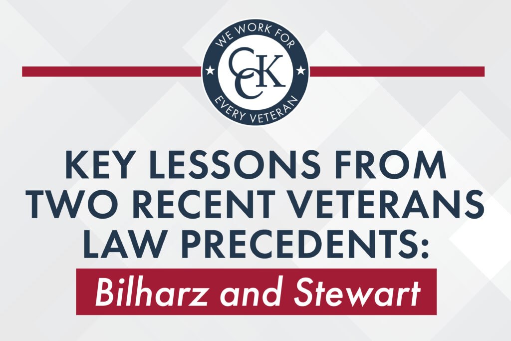 Key Lessons from Two Recent Veterans Law Precedents | CCK Law